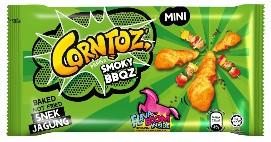 Corntoz Crackers Mini - Smoky BBQ (30sx15g) [2064]