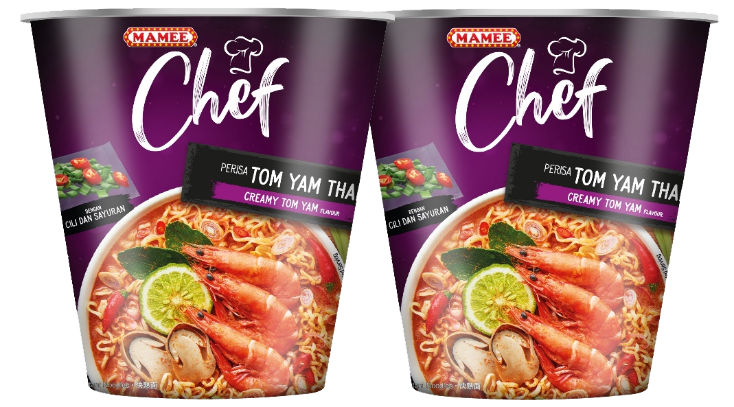 Mamee Chef Cup Noodle Creamy Tom Yam 2x(72g) [3284]