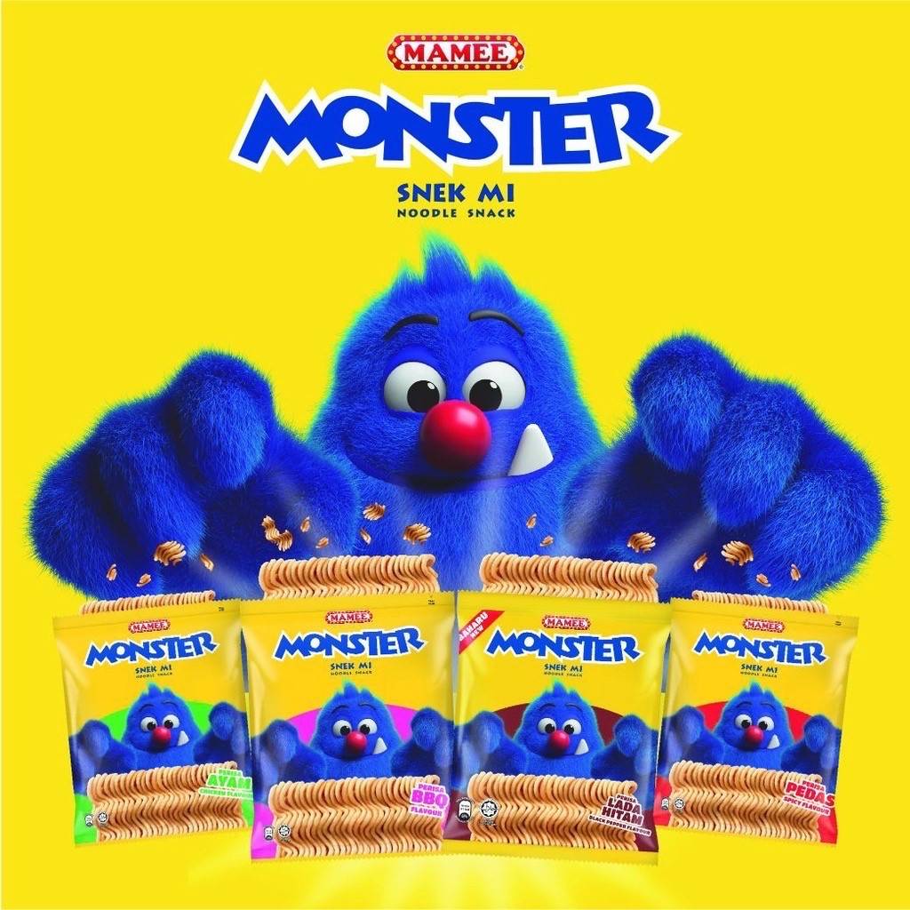 Mamee Monster Noodle Snack - Chicken (30x25g) [1860]