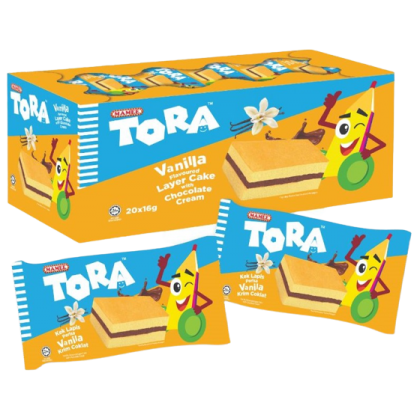 Tora Layer Cake Box - Vanilla Chocolate (20x16g) [0721]