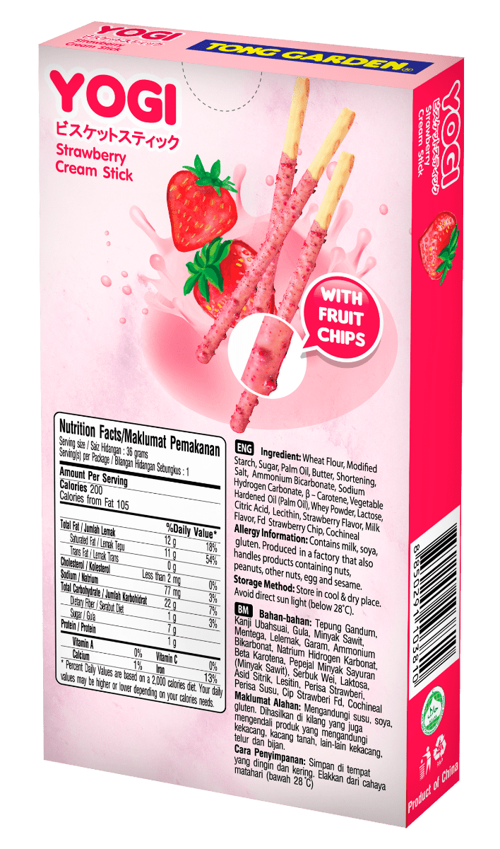 Yogi Strawberry Cream Stick (36g) [3810]