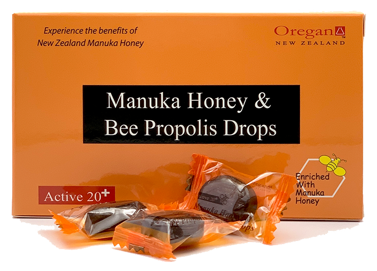 Oregan Active 20+ Manuka Honey & Bee Propolis Drops (12s) [0484]