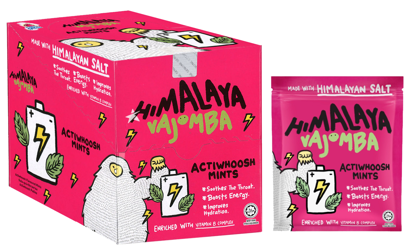 Himalaya Vajomba Actiwhoosh Mints (12pktsx15g) [8680]
