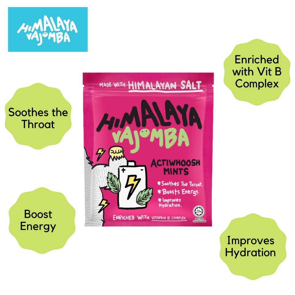 Himalaya Vajomba Actiwhoosh Mints (12pktsx15g) [8680]