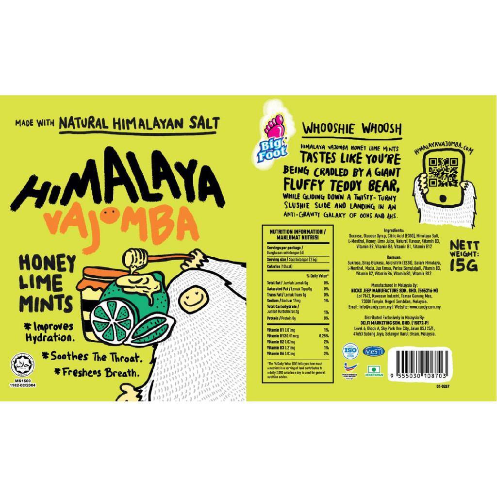 Himalaya Vajomba Honey Lime Mints (12pktsx15g) [8703]