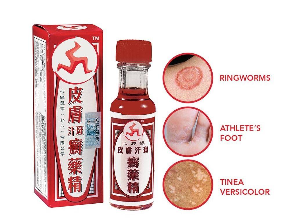 Three Legs Tinea Skin Solution 12ml [0072]