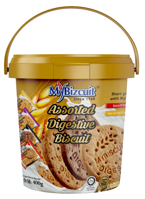 MyBizcuit Digestives Assorted Biscuit (Bucket) 400g [9568]