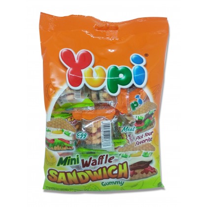 Yupi Mini Waffle Sandwich Gummy 84g [4508]