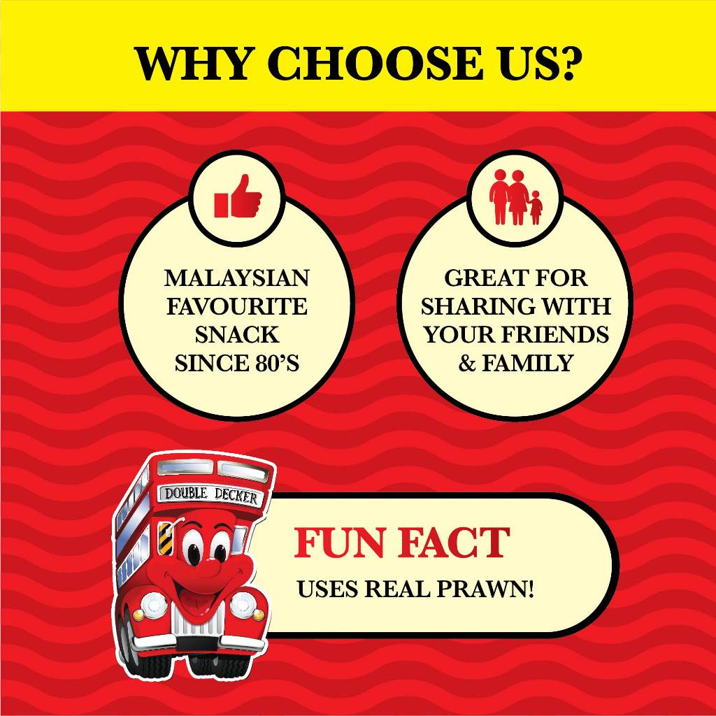 Double Decker Prawn Cracker 80g [5041]