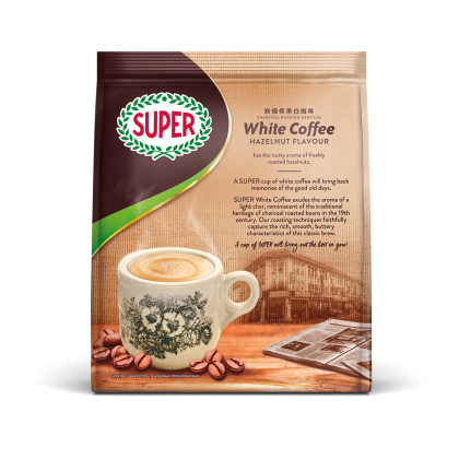 Super White Coffee Roasted Hazelnut 3in1 (15'sx33g) [3555]