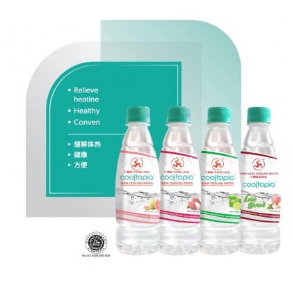 Three Legs Cooltopia Cooling Water - Lychee 320ml [2494]