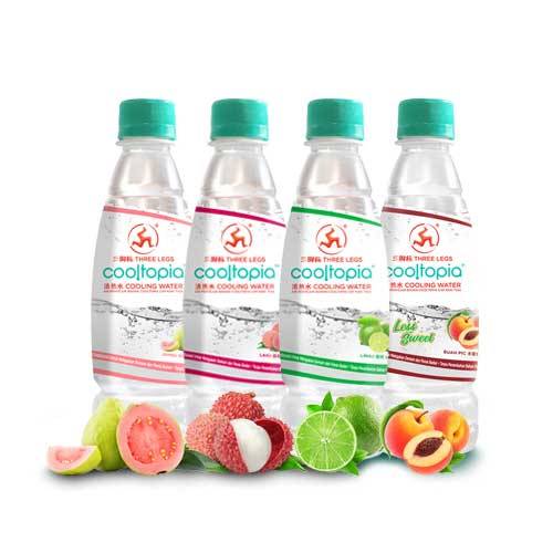 Three Legs Cooltopia Cooling Water - Peach 320ml [2708]