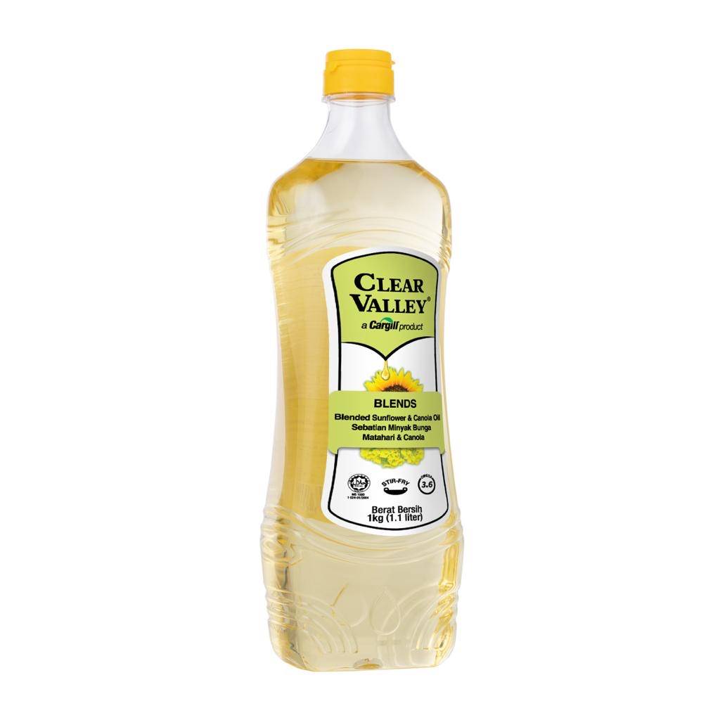 Clear Valley Blends Sunflower & Canola Cooking Oil (1kg / 1.1L) [0003]
