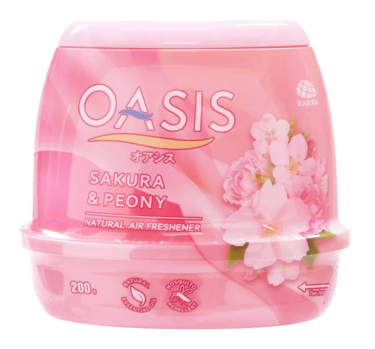 Oasis Air Freshener Gel - Sakura & Peony 200g [6863]