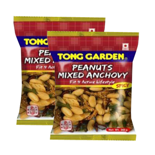 Tong Garden Peanut Mixed Anchovy 2x30g