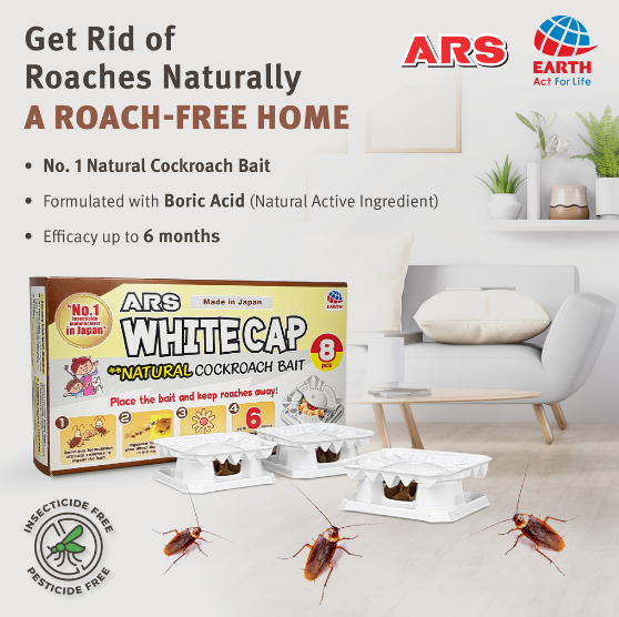 ARS White Cap Natural Cockroach Bait 8's [1519]