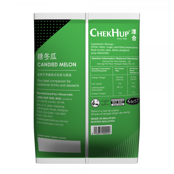 Chek Hup Candied Melon 250g [0020]