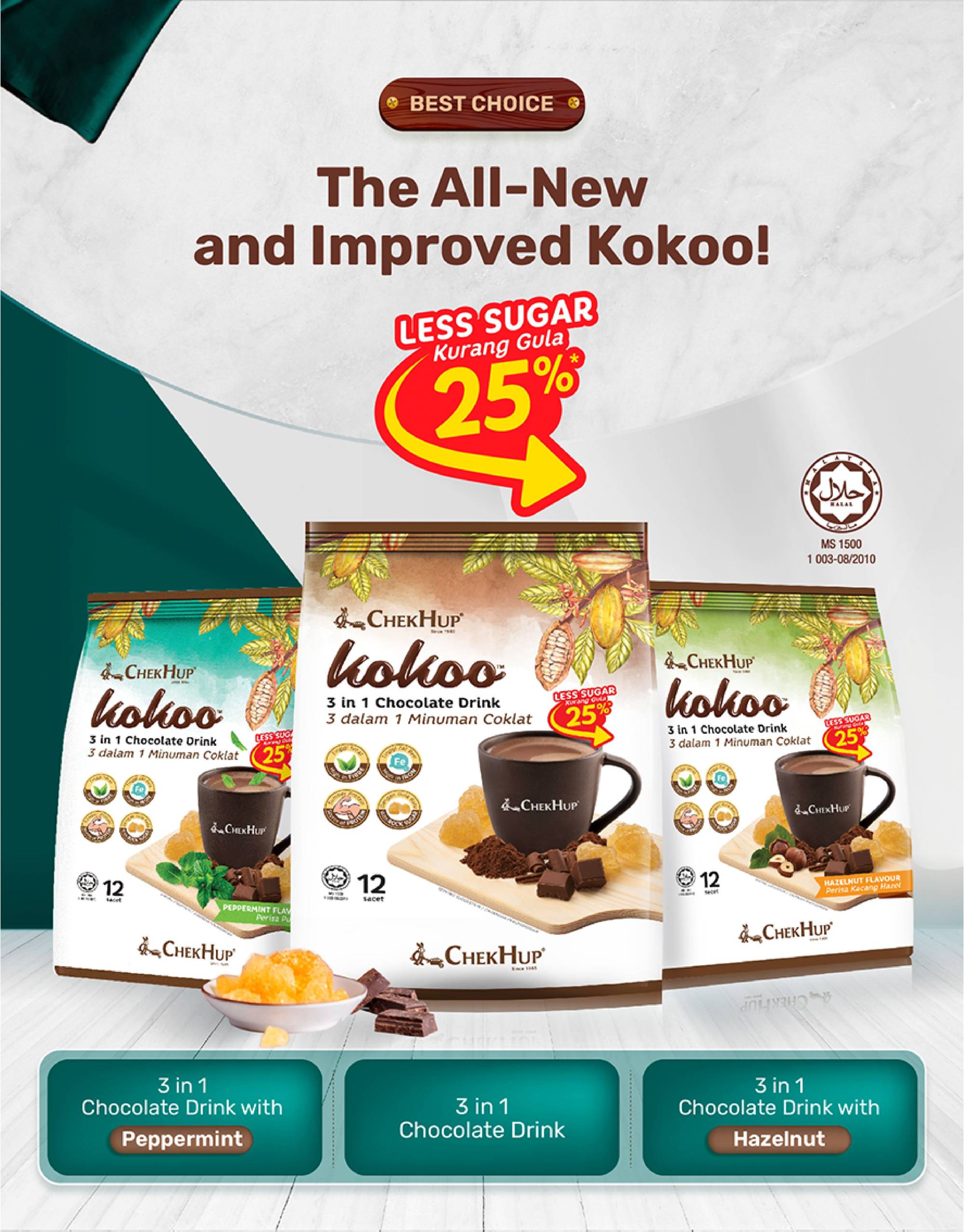 Chek Hup Kokoo Chocolate Drink (12'sx40g) [0017]