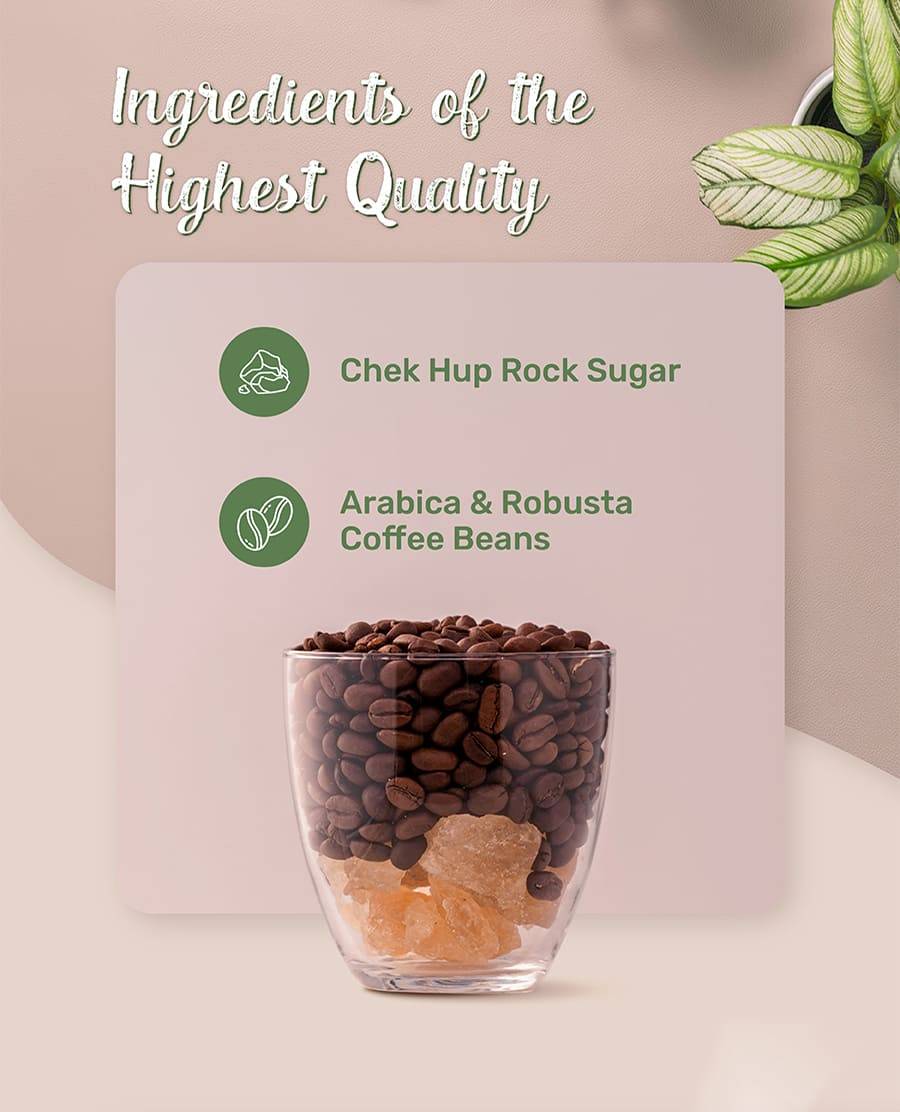 Chek Hup 3in1 Ipoh White Coffee – Less Sweet (12'sx35g) [6015]