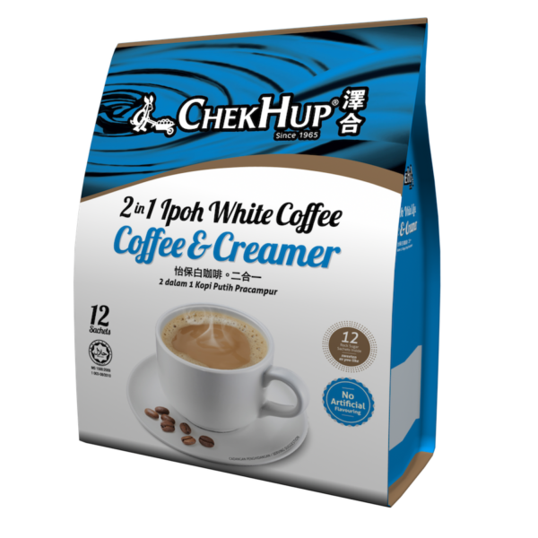Chek Hup 2in1 Ipoh White Coffee – Coffee & Creamer 12'sx30g [6022]