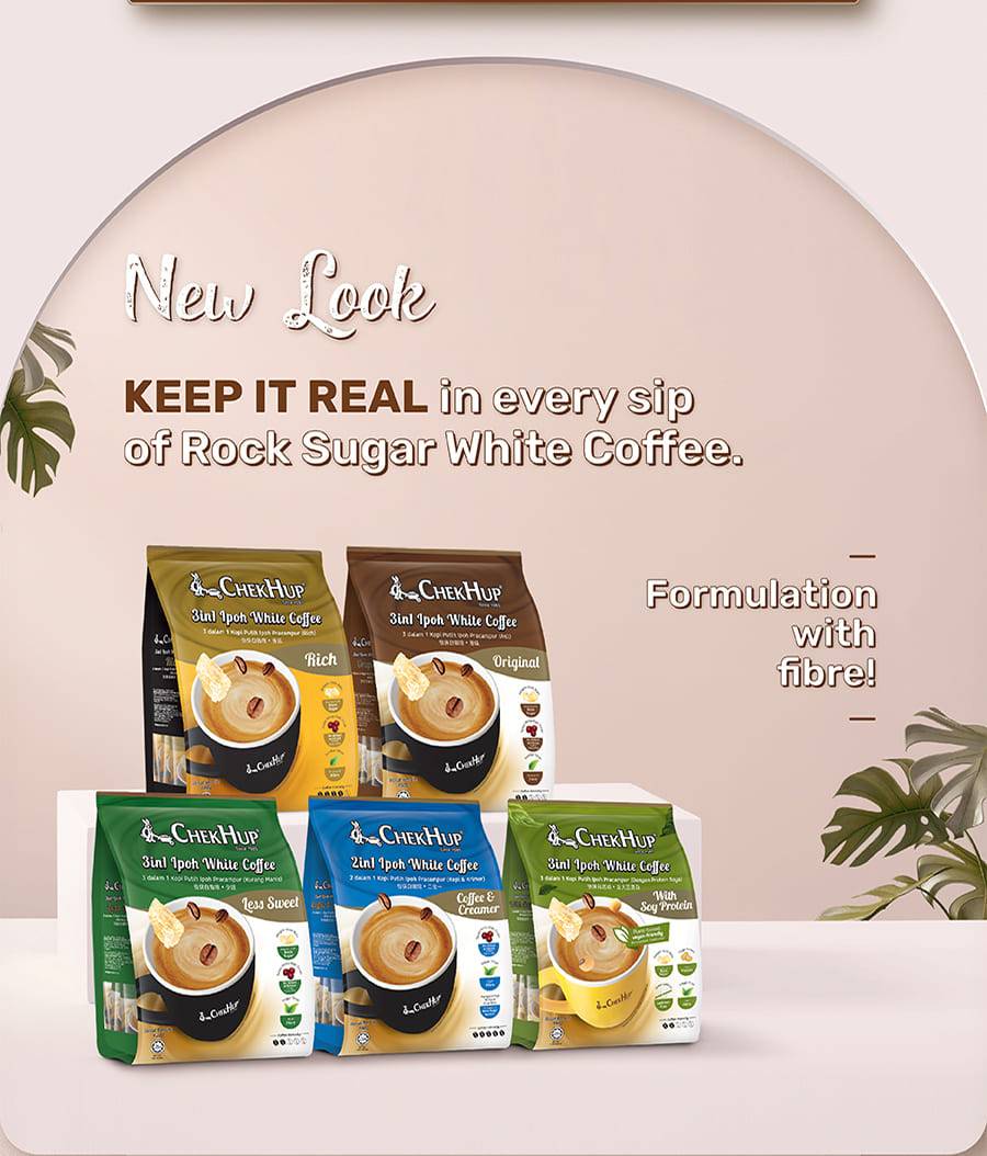 Chek Hup 3in1 Ipoh White Coffee – Original (12'sx40g) [6008]