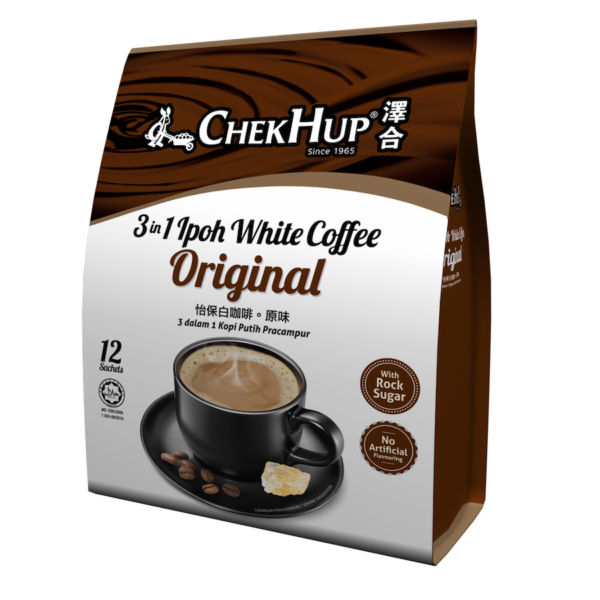 Chek Hup 3in1 Ipoh White Coffee – Original 12'sx40g [6008]
