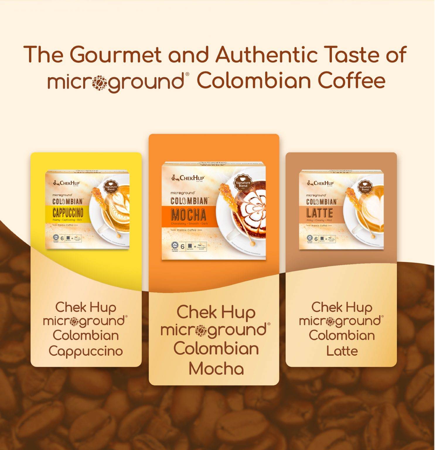 Chek Hup Microground Colombian Mocha (6'sx23g) [8781]