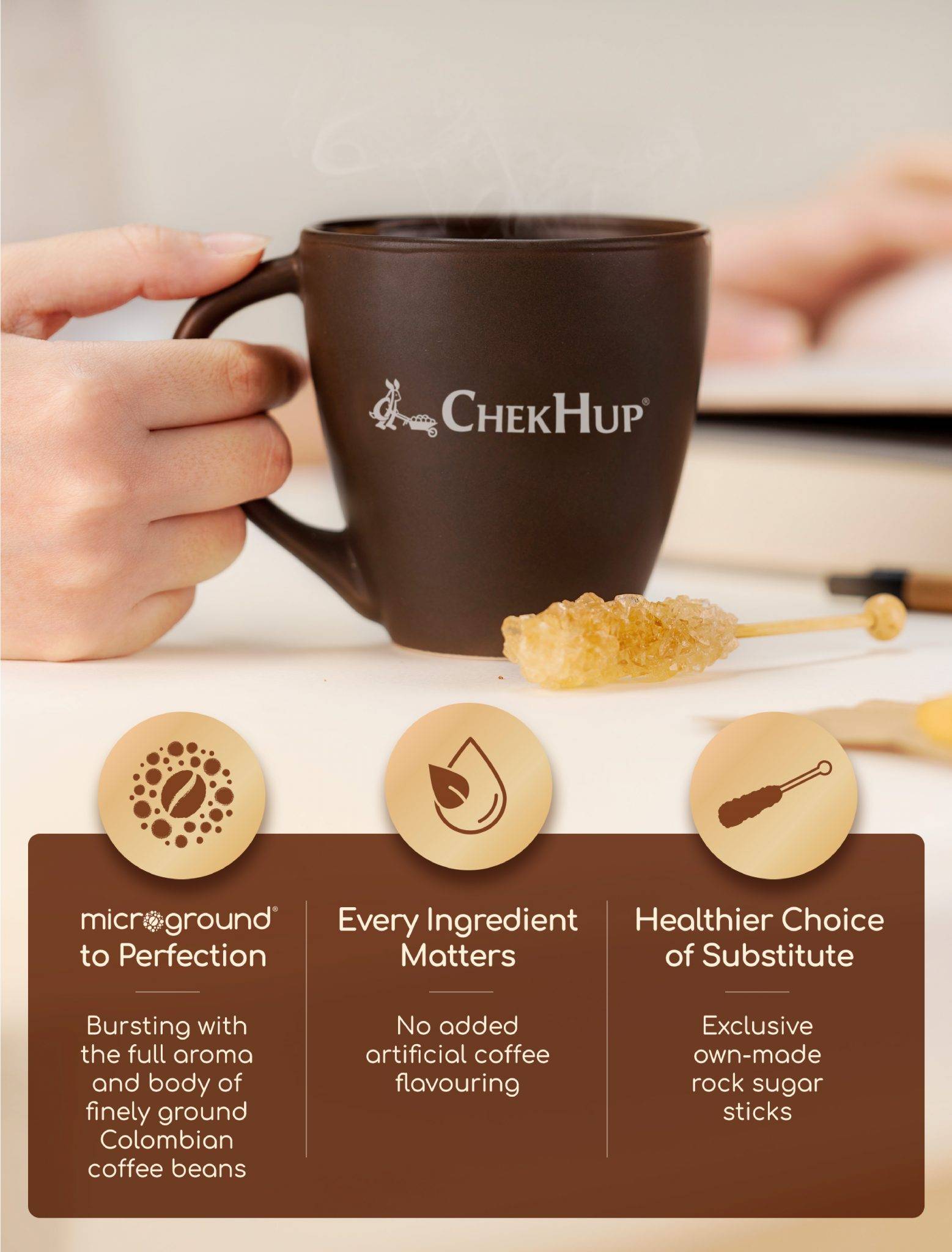 Chek Hup Microground Colombian Cappuccino (6'sx23g) [8750]