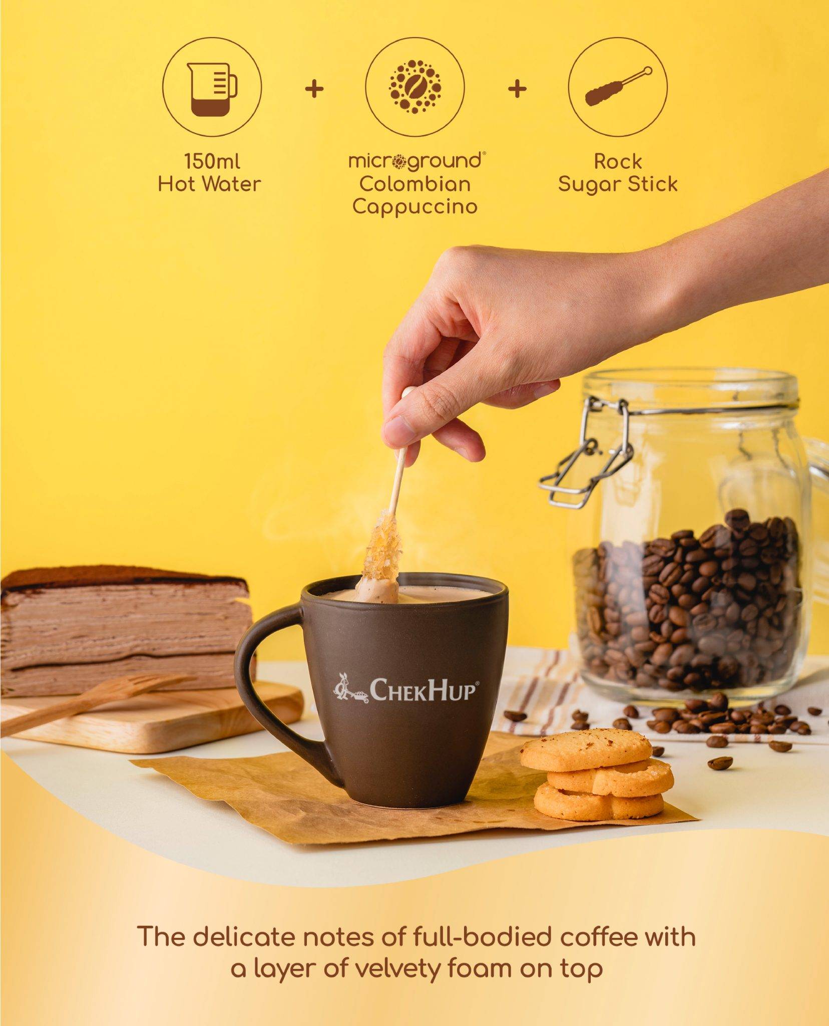 Chek Hup Microground Colombian Cappuccino (6'sx23g) [8750]