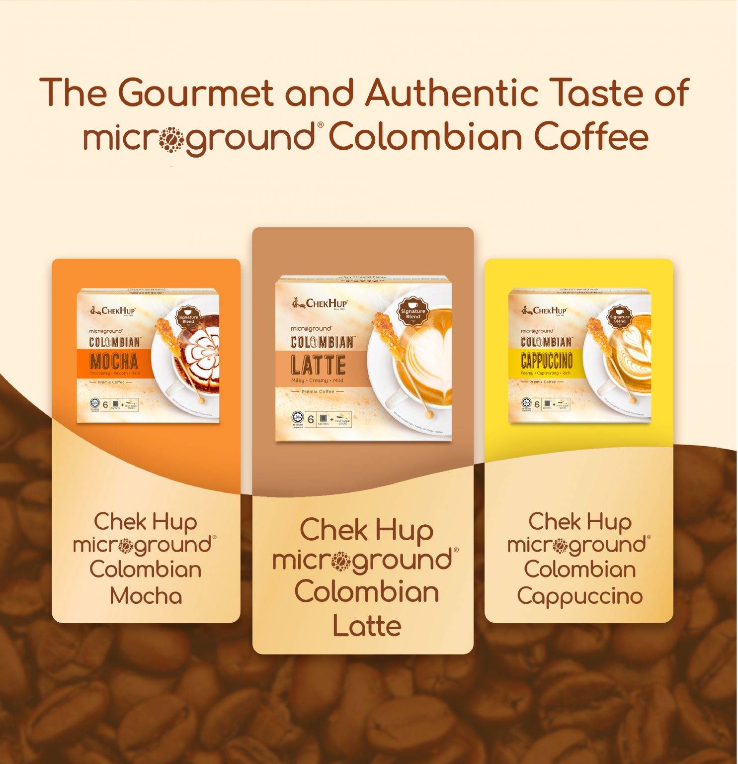 Chek Hup Microground Colombian Latte (6'sx23g) [8729]