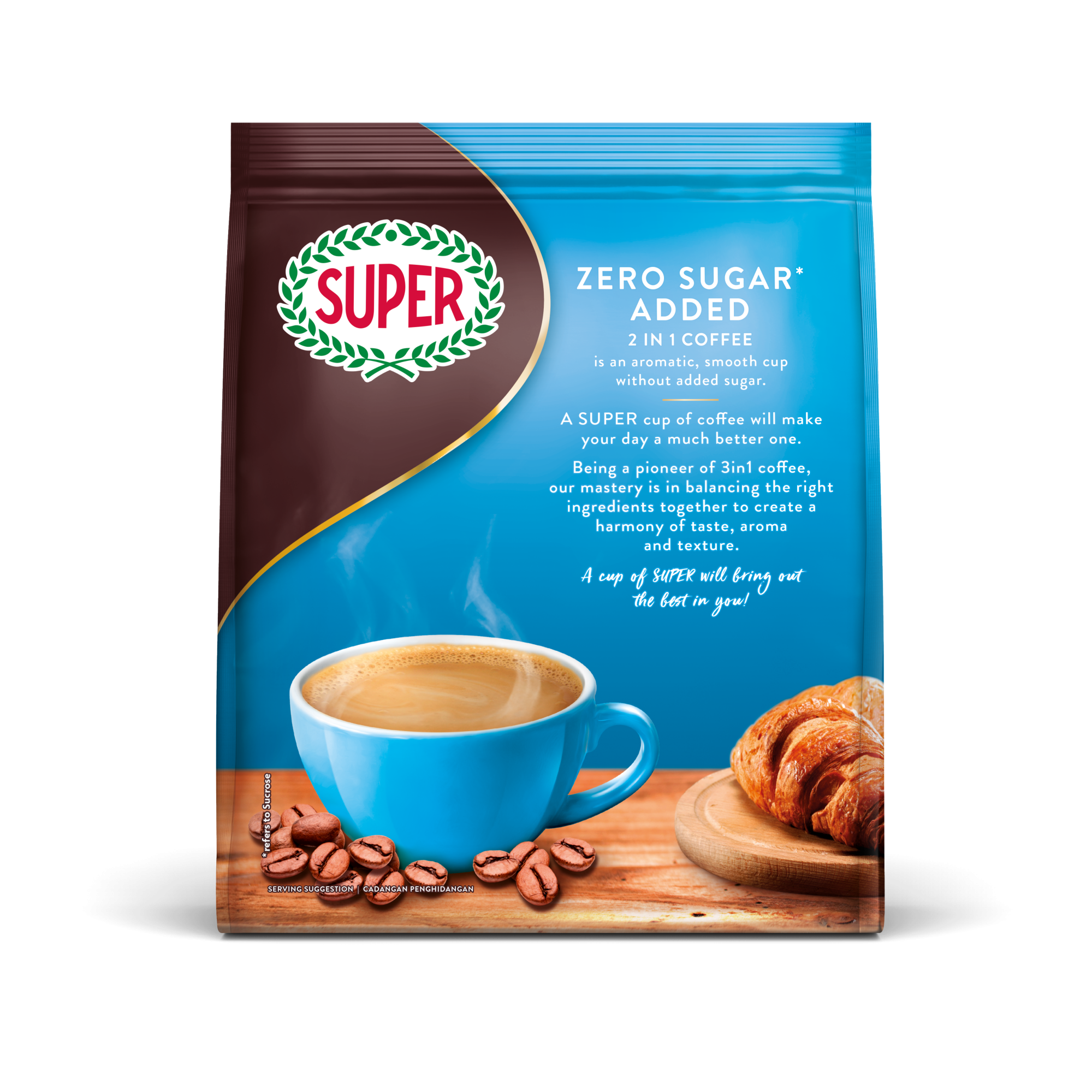 Super Zero Sugar 2in1 Coffee (25'sx12g) [5026]