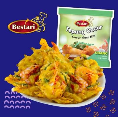 Bestari Cucur Flour Mix Prawn 160g [3385]