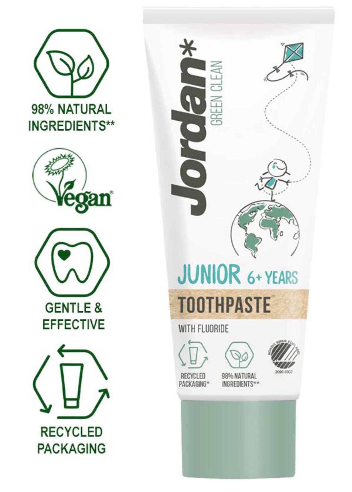 Jordan Kids Green Clean Toothpaste (6+ years) (50ml) [1283]
