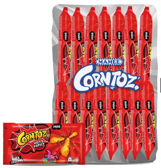 Corntoz Crackers Mini - Hot & Spicy (30sx15g) [2569]