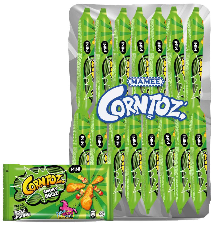 Corntoz Crackers Mini - Smoky BBQ (30sx15g) [2064]