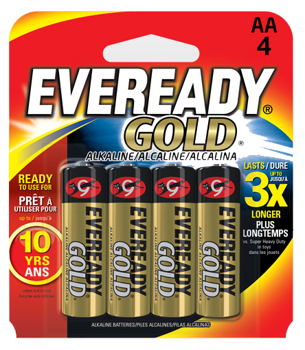 Eveready Gold Battery AA (4pcs) [1761]