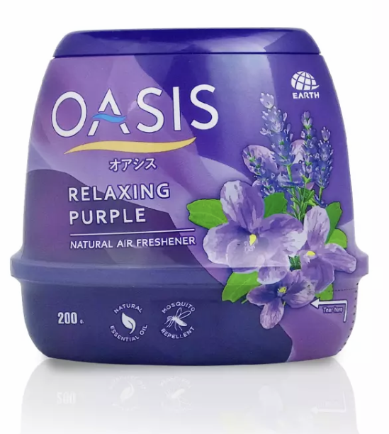 Oasis Air Freshener Gel - Relaxing Purple 200g [6511]