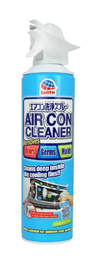 Earth Air Con Cleaner (Fragrance Free) 420ml [1010]