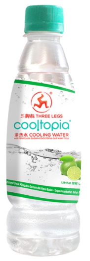 Three Legs Cooltopia Cooling Water - Lime 320ml [2500]
