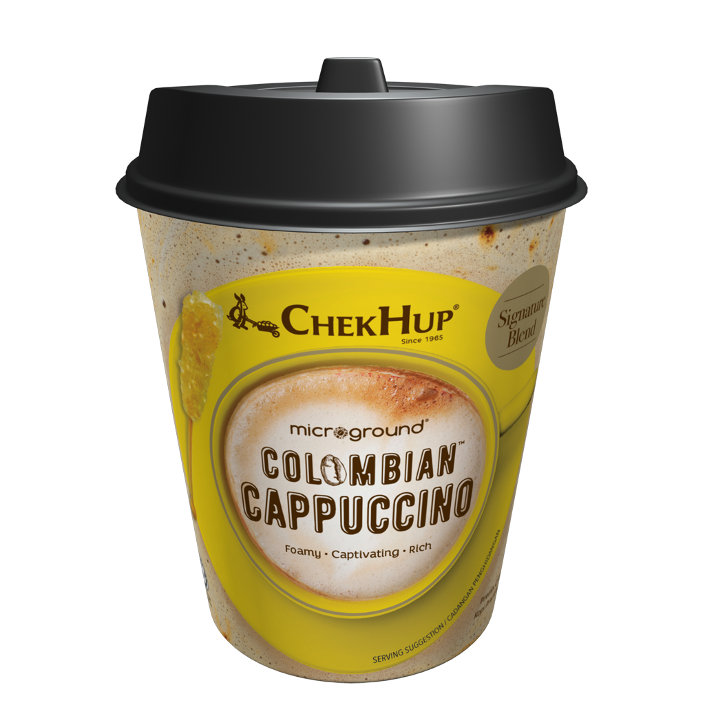 Chek Hup Microground Colombian Cappuccino Cup 28g [0067]