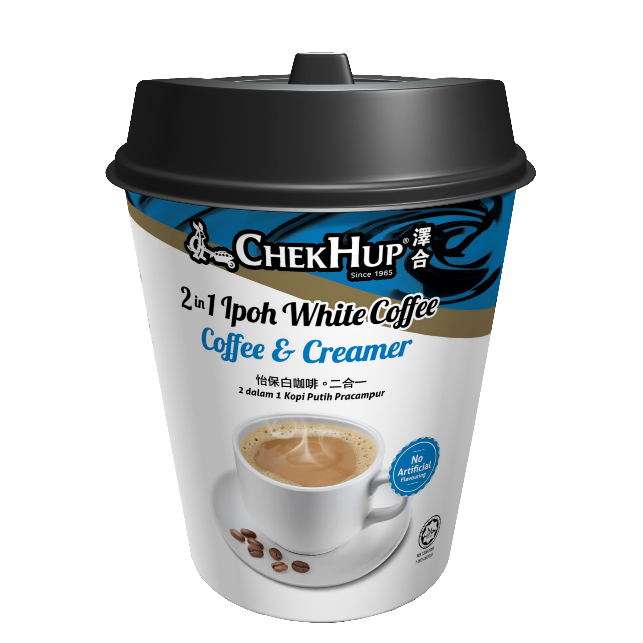 Chek Hup Ipoh White Coffee & Creamer 2in1 Cup 30g [9924]