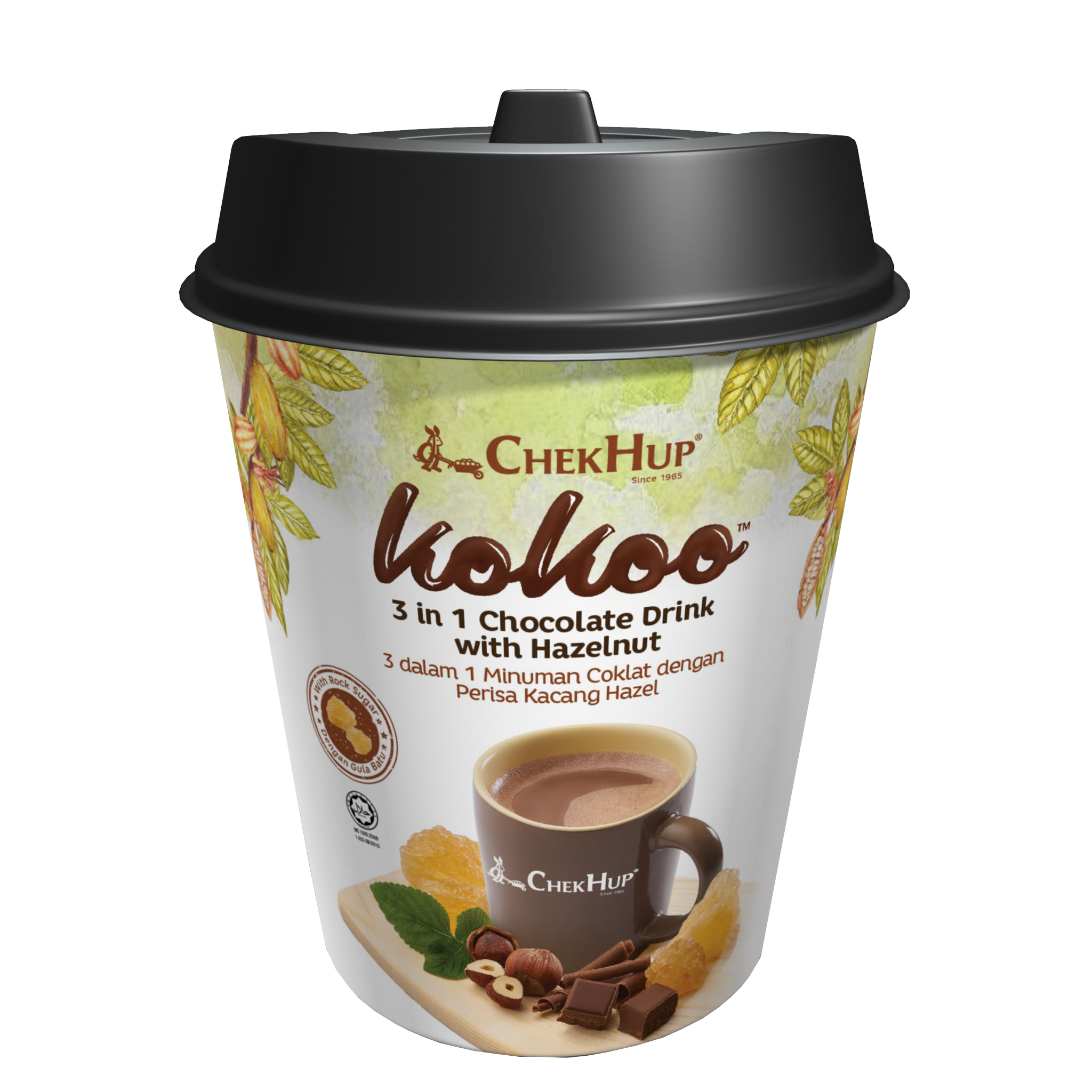 Chek Hup KoKoo Chocolate Drink with Hazelnut 3in1 Cup 40g [7227]