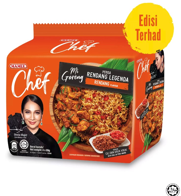 Mamee Chef Mi Goreng - Rendang (4x89g) [1548]