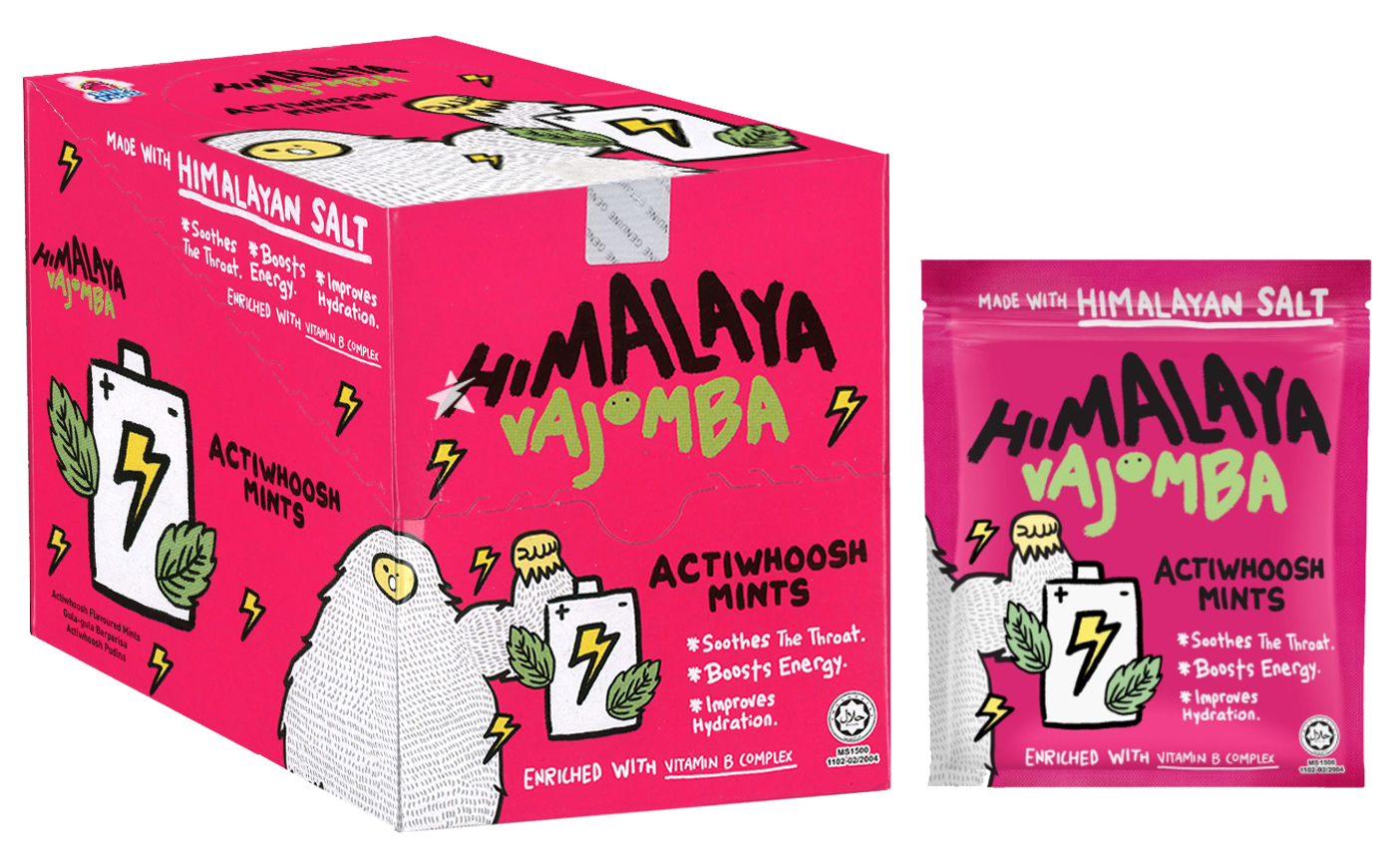 Himalaya Vajomba Actiwhoosh Mints (12pktsx15g) [8680]