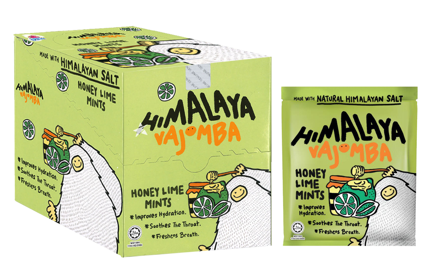 Himalaya Vajomba Honey Lime Mints (12pktsx15g) [8703]