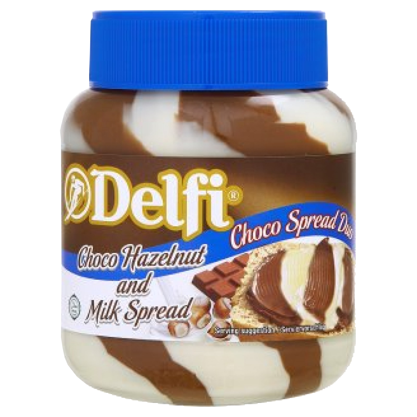 Delfi Choco Spread Choco Halzenut & Milk 350g [6154]