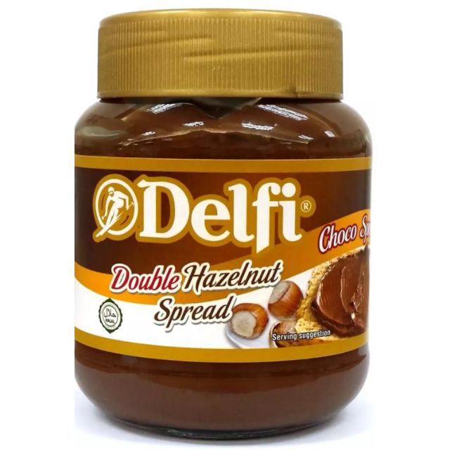 Delfi Choco Spread - Double Hazelnut 350g [8370]