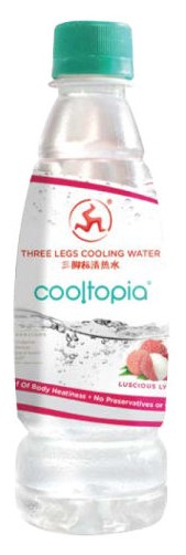 Three Legs Cooltopia Cooling Water - Lychee 320ml [2494]