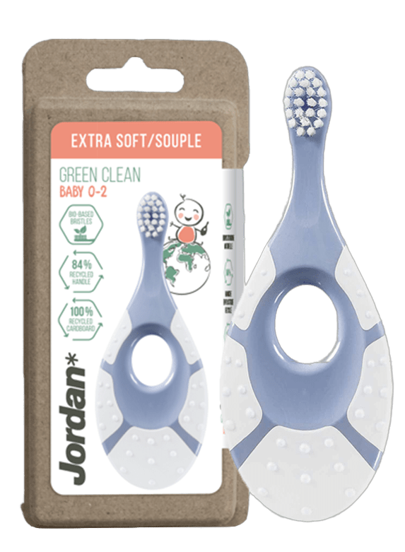 Jordan Green Clean Toothbrush Baby Step 1 (Age 0-2) Extra Soft [4093]