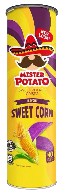 Mister Potato Crisps - Sweet Potato Sweet Corn 118g [2590]